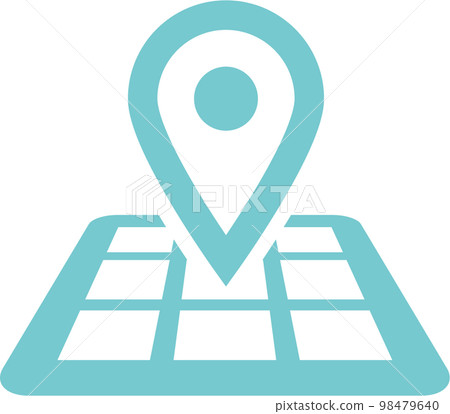 Location information icon illustration - Stock Illustration [98479640 ...