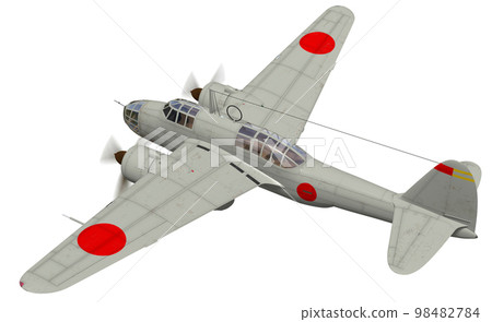 Type 99 twin-engine light bomber - Stock Illustration [98482784] - PIXTA