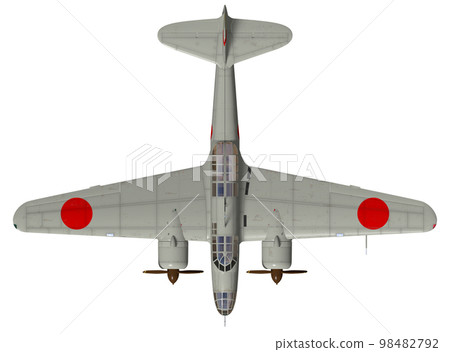 Type 99 twin-engine light bomber - Stock Illustration [98482792] - PIXTA