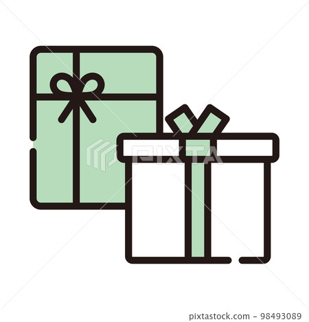 Gift wrapping icon - Stock Illustration [98493089] - PIXTA