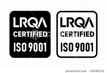LRQA ISO 9001 vector information sign - Stock Illustration [98498282 ...
