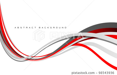 Grey And Red Abstract Background