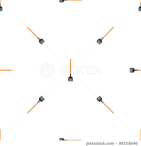 Garden fork pattern seamless background texture...-插圖素材 [98558646 ...