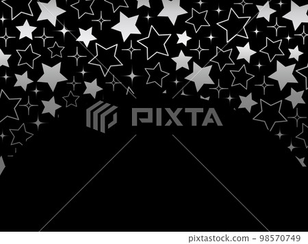 Glitter and star background horizontal position... - Stock Illustration ...