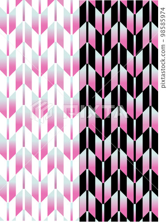 Japanese pattern Yagasuri Yagasuri gradation - Stock Illustration ...