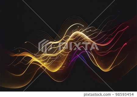 Abstract background. Dynamic light flow, with... - Stock Illustration ...
