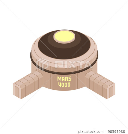 Isometric Space Base - Stock Illustration [98595988] - PIXTA