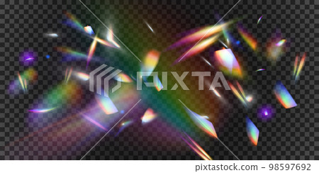 Rainbow Confetti Effects Set - Stock Illustration [98597692] - PIXTA