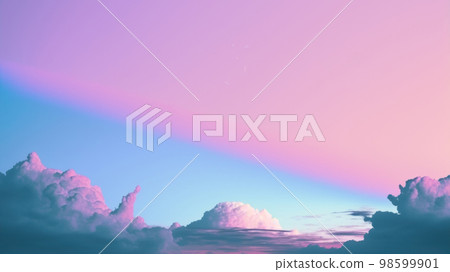 Twilight evening or morning minimal copy space... - Stock Illustration ...
