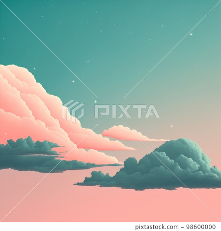Twilight evening or morning minimal copy space... - Stock Illustration ...
