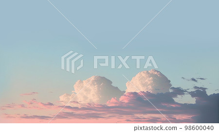 Twilight evening or morning minimal copy space... - Stock Illustration ...