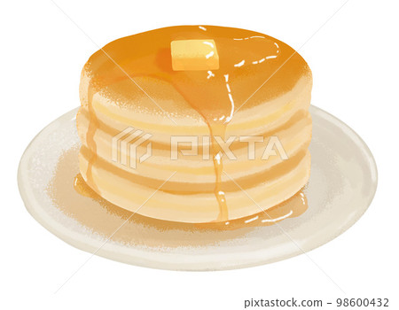 hand drawn hot cake illustration - Stock Illustration [98600432] - PIXTA