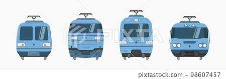 Freight Train Front View