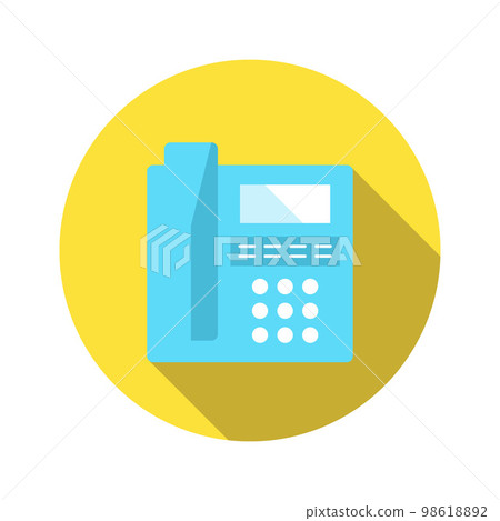 business phone icon flat design - Stock Illustration [98618892] - PIXTA