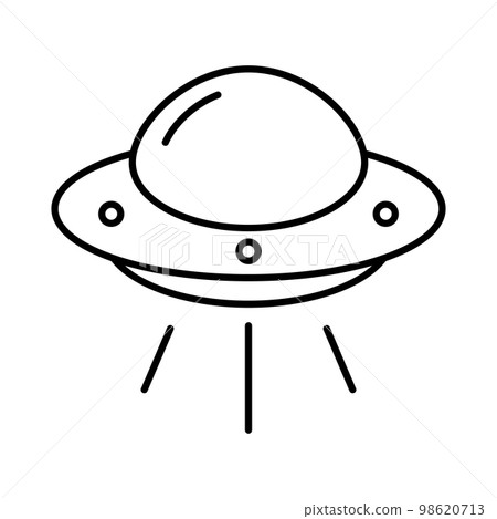 simple ufo icon - Stock Illustration [98620713] - PIXTA