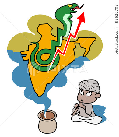 growing india - Stock Illustration [98626708] - PIXTA