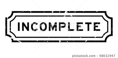 Grunge black incomplete word rubber seal stamp... - Stock Illustration ...