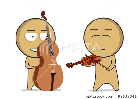 Musicians perform at a concert-插圖素材 [98635041] - PIXTA圖庫