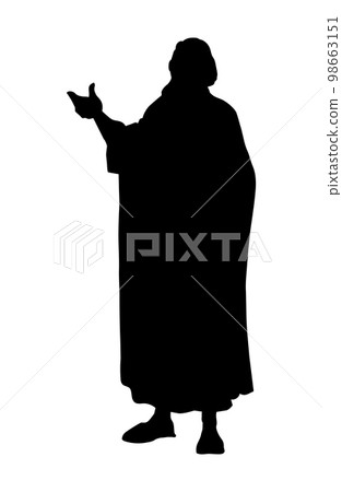 Ancient Jewish preacher. Vector drawing - Stock Illustration [98663151 ...