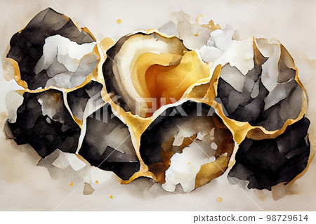 Natural geode background - Stock Illustration [98729614] - PIXTA