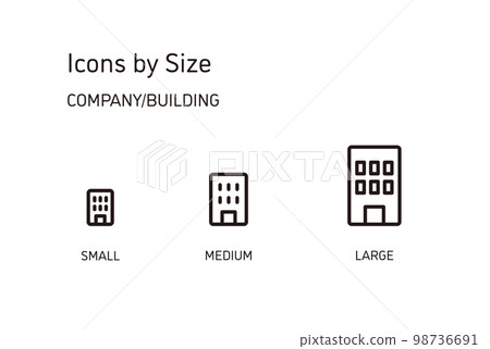 Company building facility building icon - Stock Illustration [98736691 ...