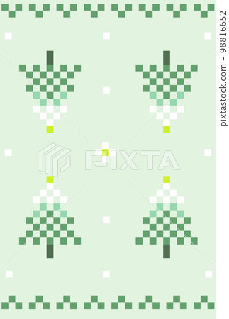 Winter tree dot pattern - Stock Illustration [98816652] - PIXTA