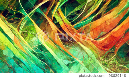 Textured multi Colorful green abstract color... - Stock Illustration ...