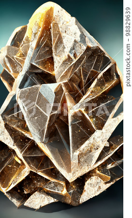Raw pyrite crystals illustration illustration...-插圖素材 [98829639] - PIXTA圖庫