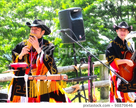 Golden Week Events/Miyazaki Prefecture - Stock Illustration [98870646 ...