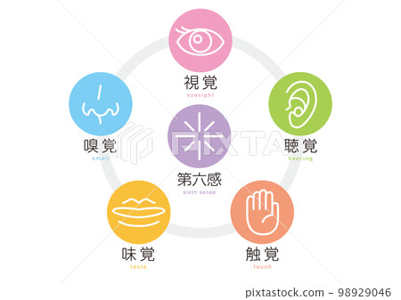 Body sense icons for designers Visual, smell,... - Stock Illustration ...
