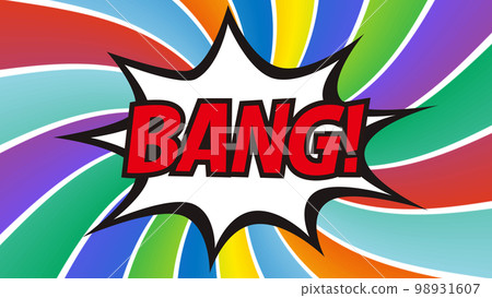 American comic-style speech bubble with the... - Stock Illustration ...