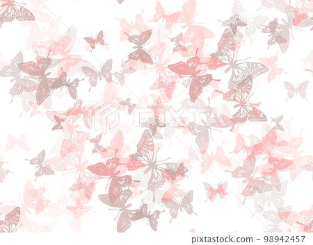Soft butterfly wallpaper, background (seamless) - Stock Illustration ...