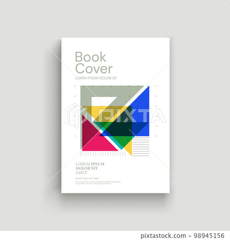 book cover design background - Stock Illustration [98945156] - PIXTA
