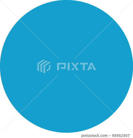 circle blue vector - Stock Illustration [98982807] - PIXTA