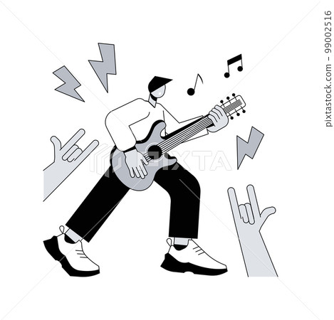 Rock music abstract concept vector... - Stock Illustration [99002516 ...