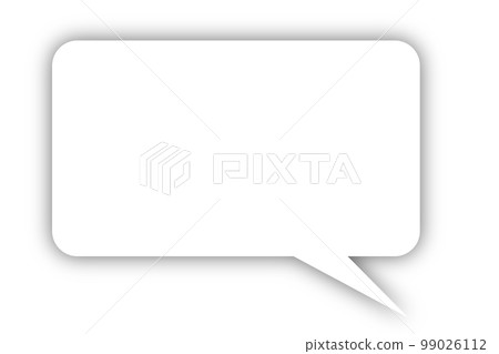 Rectangular callout with rounded corners - Stock Illustration [99026112 ...