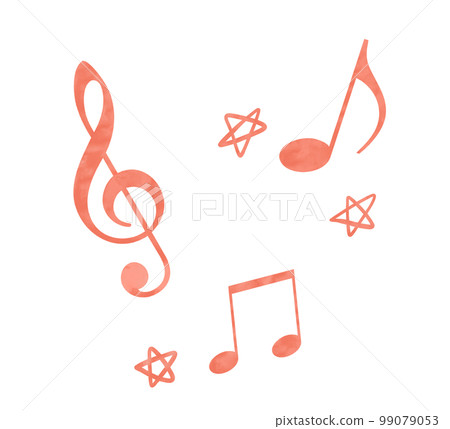 Musical note illustrations - Stock Illustration [99079053] - PIXTA