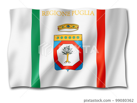 Apulia region flag, Italy - Stock Illustration [99080362] - PIXTA
