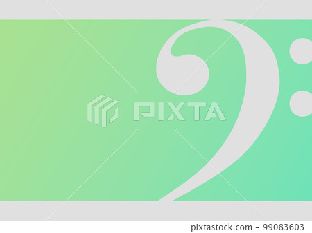 Musical note background A4 size - Stock Illustration [99083603] - PIXTA