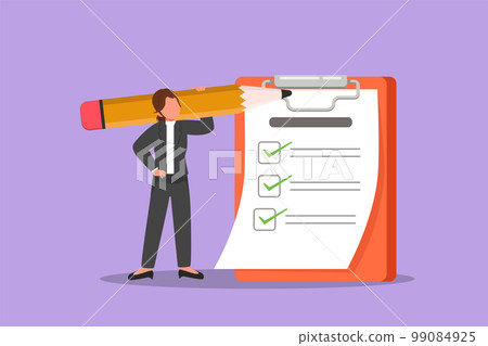 Graphic flat design drawing positive... - Stock Illustration [99084925 ...