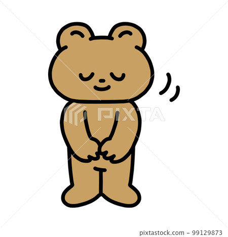 Bear bowing - Stock Illustration [99129873] - PIXTA