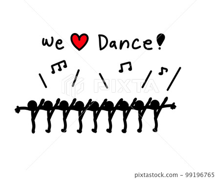 I love dancing! - Stock Illustration [99196765] - PIXTA
