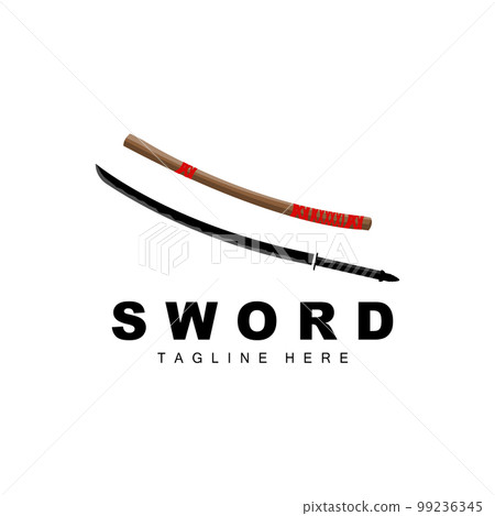 Samurai Sword Logo Design