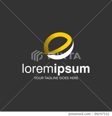 Letter or word E font in Circle and cutting... - Stock Illustration ...
