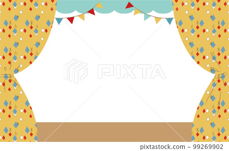 retro stage frame background - Stock Illustration [99269902] - PIXTA
