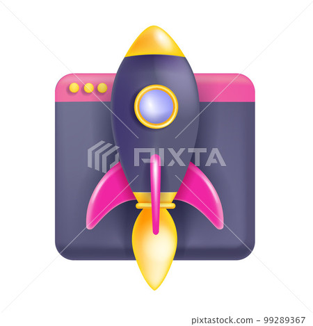 3D code icon, business python abstract api,... - Stock Illustration ...