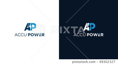 Unique and powerful AP logo design 2 - Stock Illustration [99302327 ...