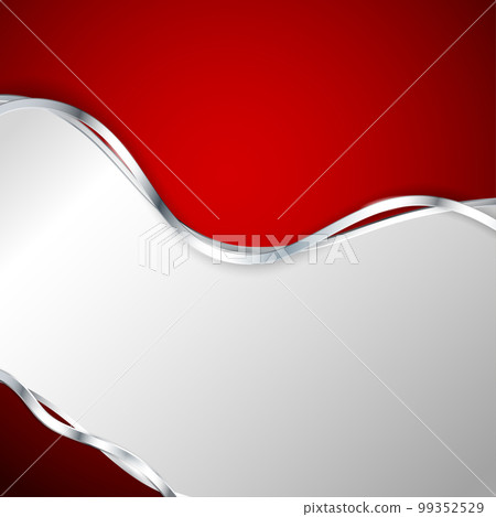 Abstract metallic background with red element - Stock Illustration ...