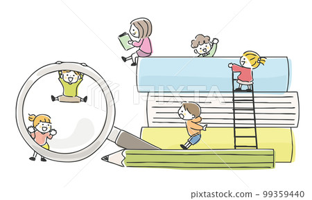 Child learning image - Stock Illustration [99359440] - PIXTA
