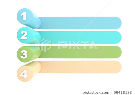 Perspective Infographic Pillars with shadows.... - Stock Illustration ...